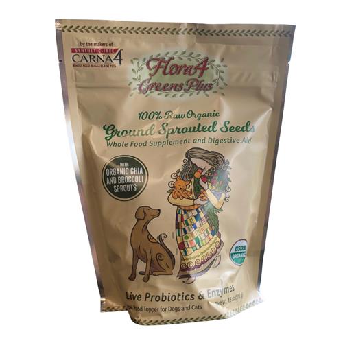 Carna4 Flora4 Greens Plus Sprouted Seed Food Topper - 18oz – House of ...