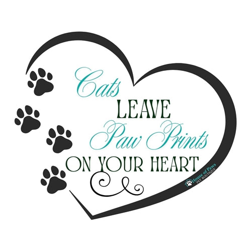 HoP Exclusive Sticker - Kitty Paws On The Heart – House of Paws Pet ...